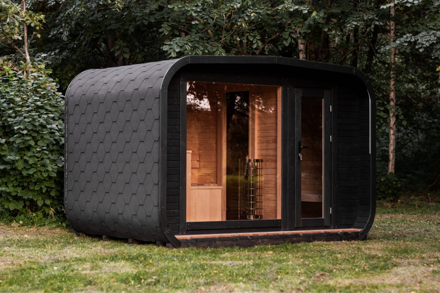 Indoor Mini Cube Sauna 1.2 m (DIY) - Mande Spa