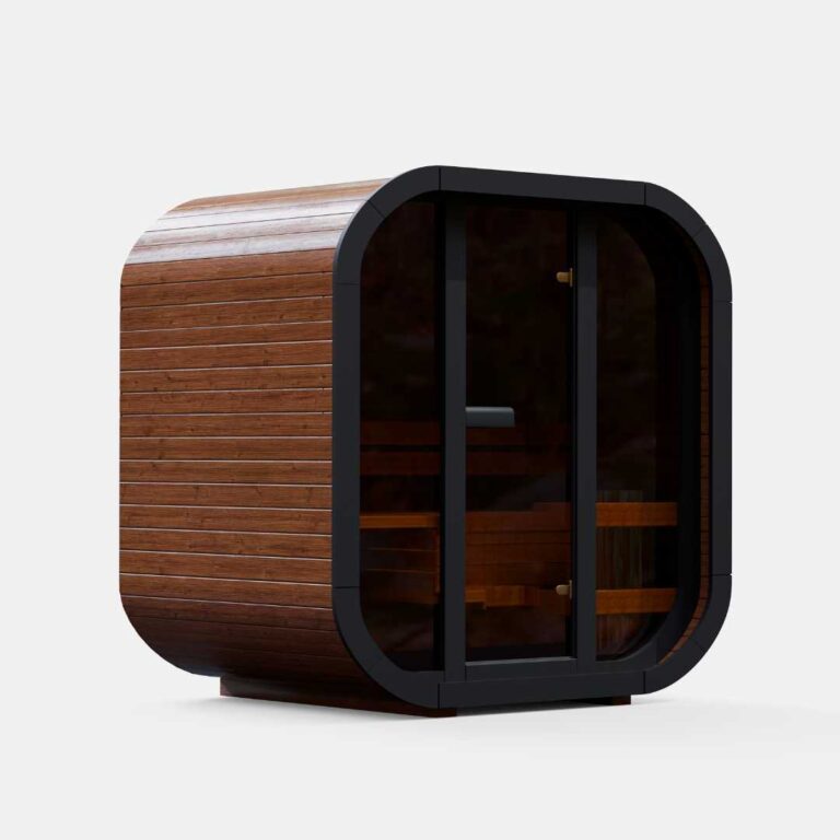 Indoor Mini Cube Sauna 1.6 m (DIY) - Mande Spa